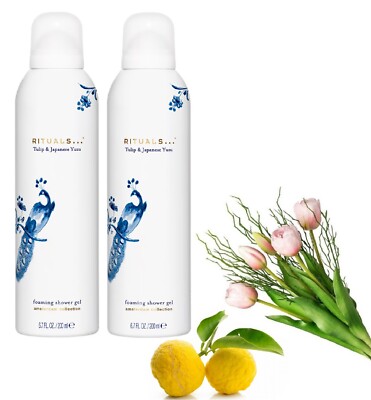 RITUALS AMSTERDAM 400 ml Foaming Shower Gel Neu & Ovp 2x 200ml ...