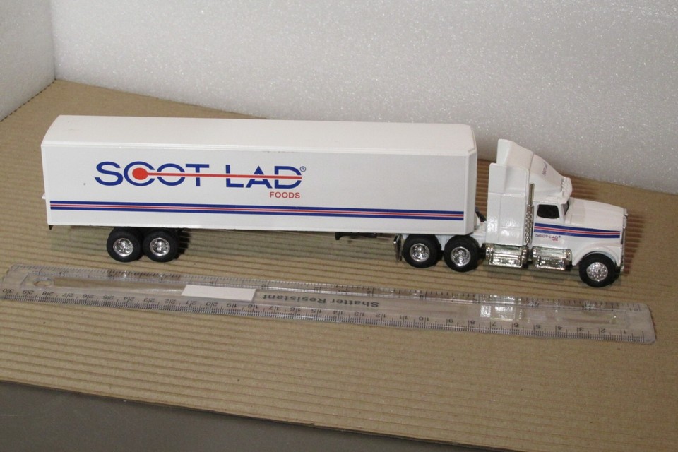 ERTL Scot Lad Foods food distributor truck and trailer 12” | eBay