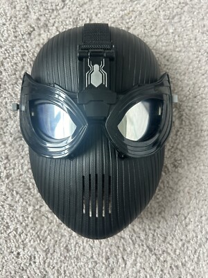 Marvel Spider-Man Far From Home Stealth Black Mask Goggle Eyes 2019 ...