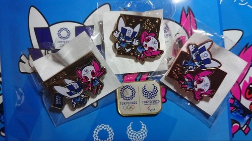 Tokyo 2020 Commemorative Pin Batch Gold Silver Copper Set With Bonus | eBay
