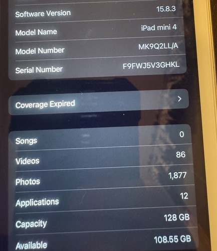 Apple iPhone 6 Plus A1522 - Verizon & iPad Mini 4 A1538 (128gb ...