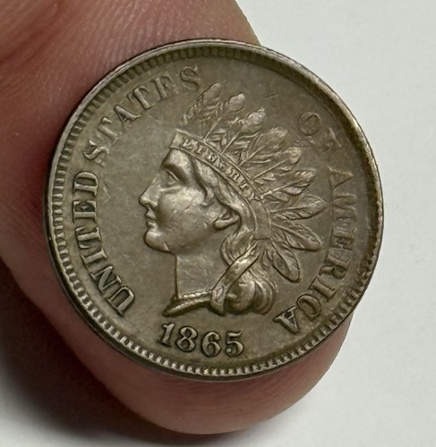 XF 1865 Indian Head Cent (weak obverse), ALL ORIGINAL, IHC Coin | eBay