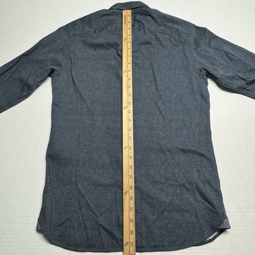 2 Ted Baker Norbor Long Sleeve Button Up Shirts Blue, Gray Size: 2 (US ...