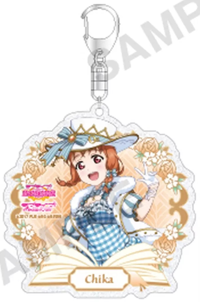 Keychain CHIKA TAKAMI "Love Live! School Idol Festival Trading Kirarin ...
