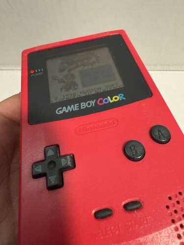 Nintendo GameBoy Color GBC Berry Red Pink Handheld System Console ...