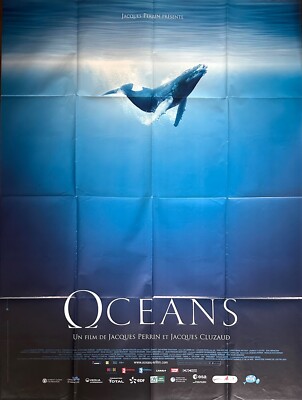 Affiche Cinéma OCÉANS 120x160cm Poster / Jacques Perrin / Jacques ...