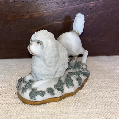Staffordshire Dog 1878-1920 Porcelain Poodle Figurine Dog | eBay