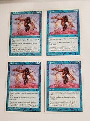 MTG Playset 4x Updraft (5th Edition/Blue/C) - BGM | eBay