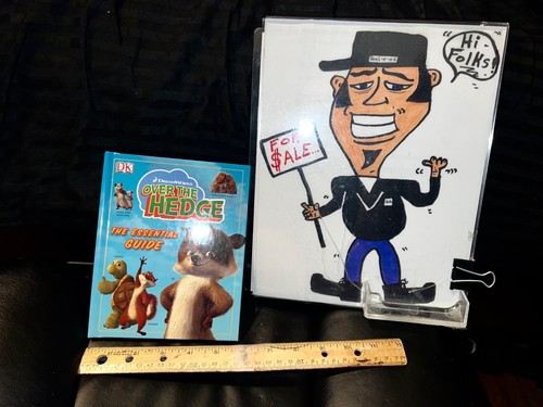 DREAMWORKS 2006 Over The Hedge THE Essential Guide HC Book RJ RACOON ...