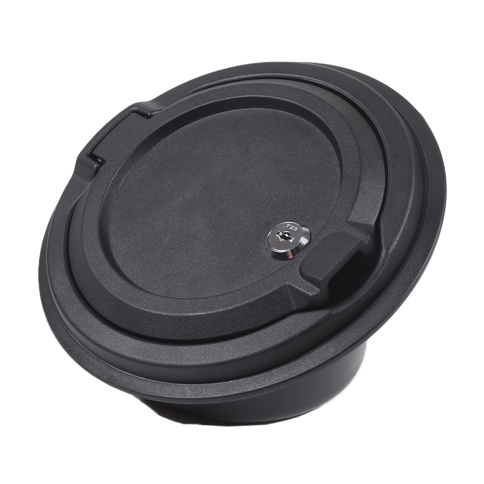 For Hummer H2 2003-2009 Black Locking Fuel Door Gas Tank Cap Cover ...