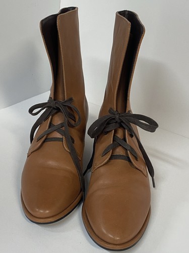Soft Surroundings Light Brown Ankle Boot Boots US-Sz-8 Unique Hidden ...