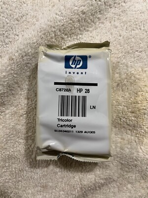 HP28 Tri Color Ink Cartridge NOS Sealed In Foil C8728A | eBay