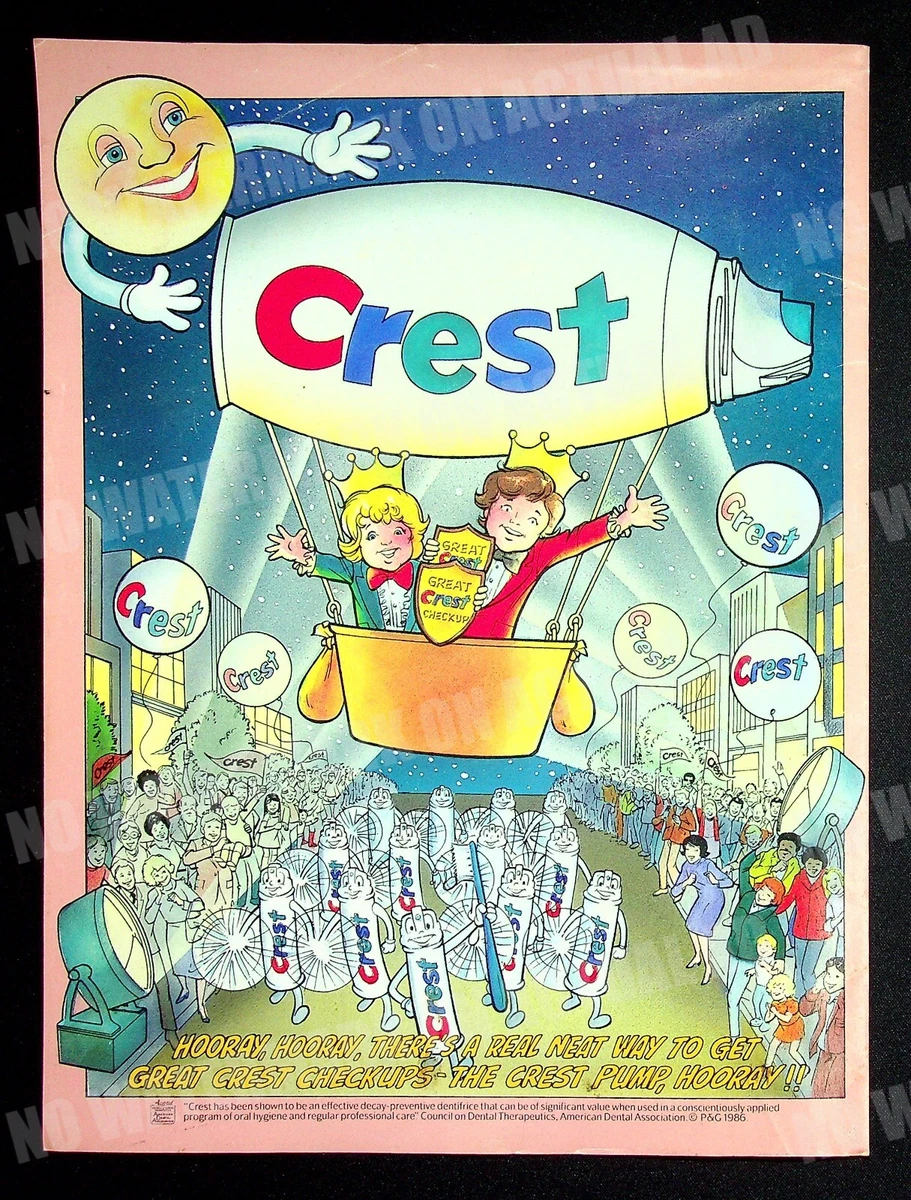 Crest Toothpaste Cartoon