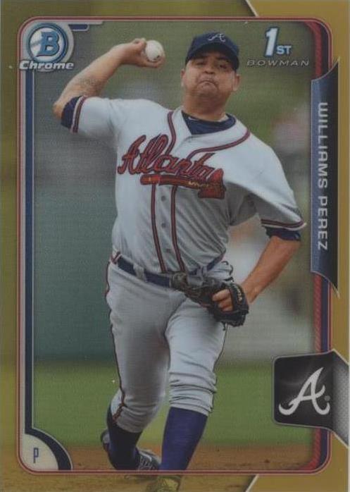 2015 Bowman - Chrome Prospects Williams Perez #BCP22 Gold Refractor /50 (RC) for sale online | eBay