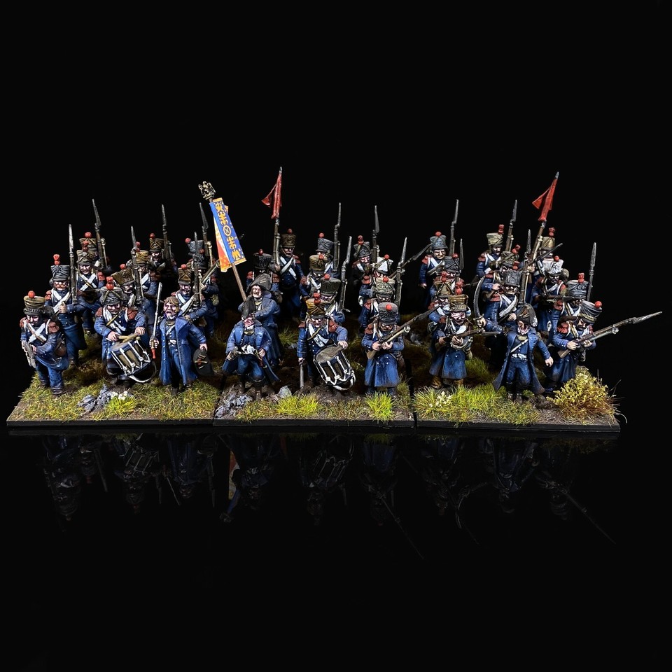 Victrix 28mm Napoleonic French Middle Guard Grenadiers well painted ...