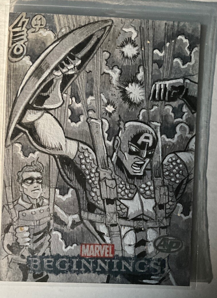 Marvel Sketch Cards - On Ebay - Multiple Results on One Page