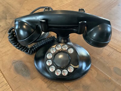 Antique c.1903s Western Electric 202 Rotary Desk Phone w/F1 Handset ...
