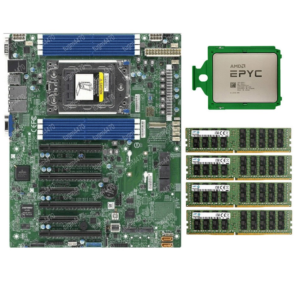 AMD EPYC 7402P CPU + Supermicro H12SSL-i + 2133P RAM multiple choices ...