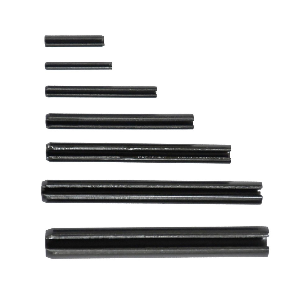 120pc Roll Pin Assortment in Case Metal Joining Workshop Tension C Pins ...