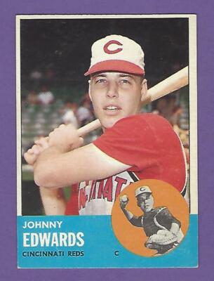 1963 Topps - #178 Johnny Edwards - Cincinnati Reds - ExMt | eBay