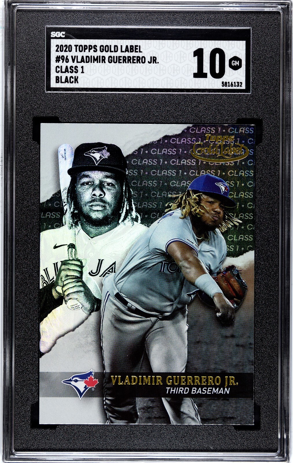 2020 Topps Gold Label #96 Vladimir Guerrero Jr. Class 1 BLACK SGC 10 ...