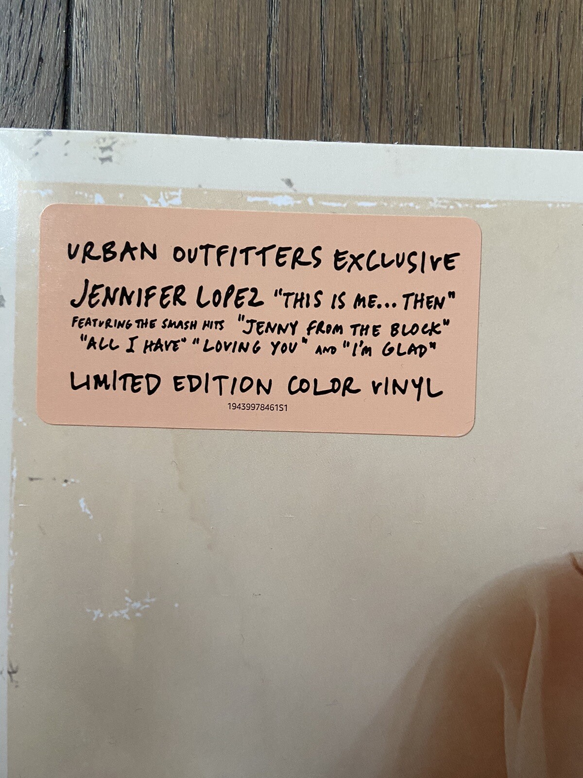 Jennifer Lopez This is Me...Then album vinyle 33 tours rose (rose pink ...