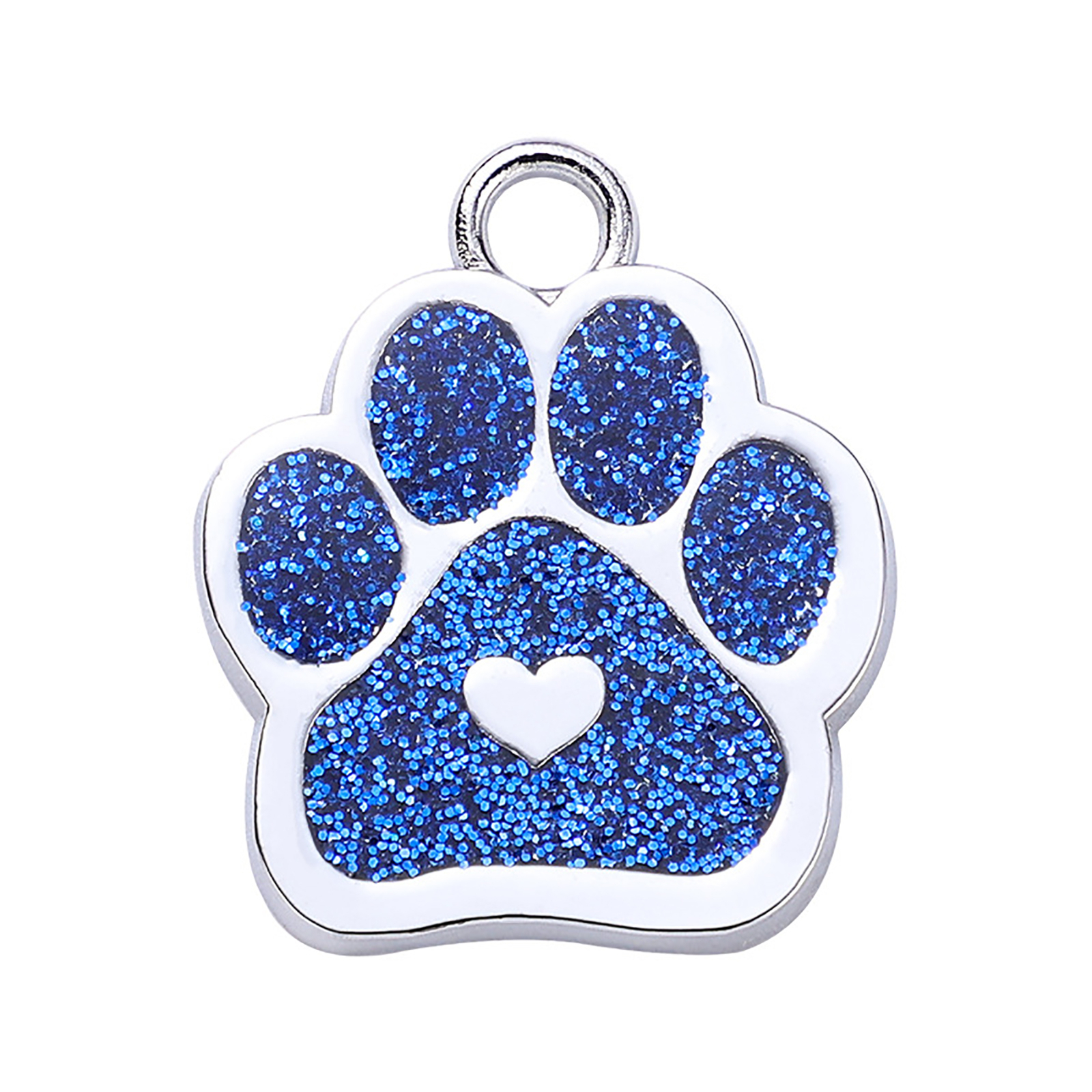 Dog Name Tag Shiny Dress Up Paw Shape Pet Dog Tag Pendant Compact | eBay