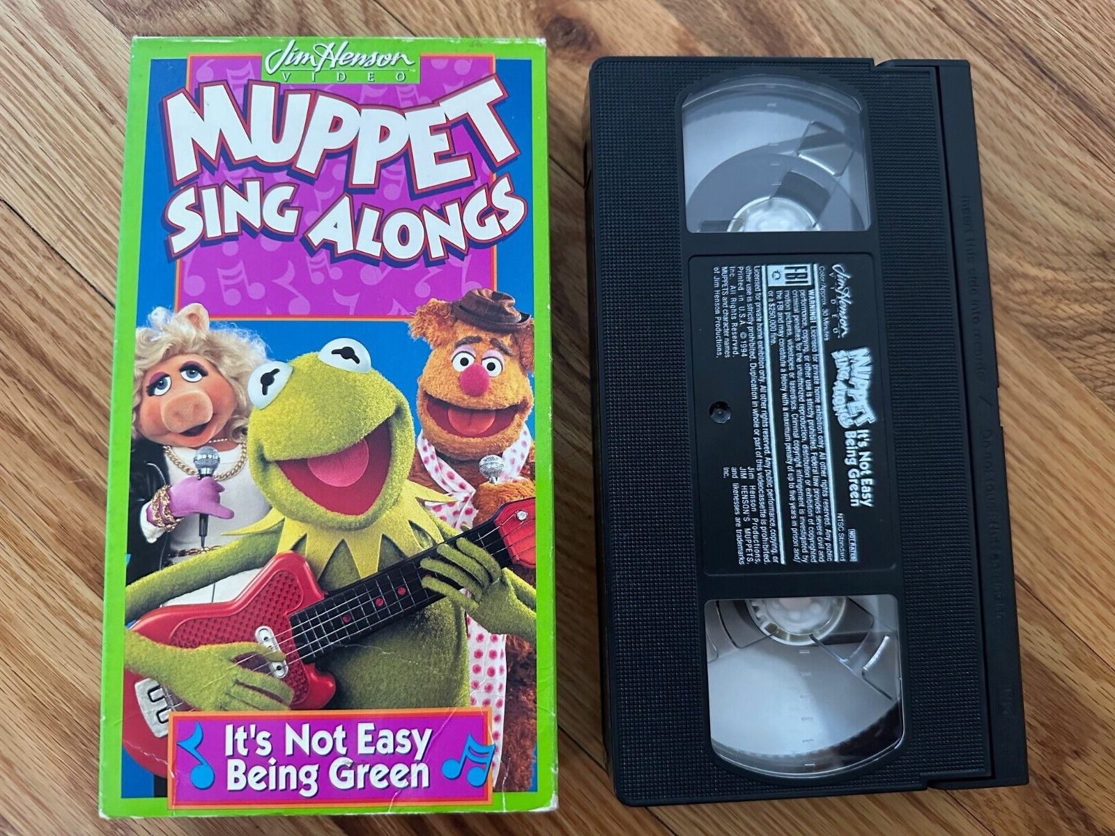 Muppet Sing Alongs VHS - IT'S NOT EASY BEING | Grelly USA