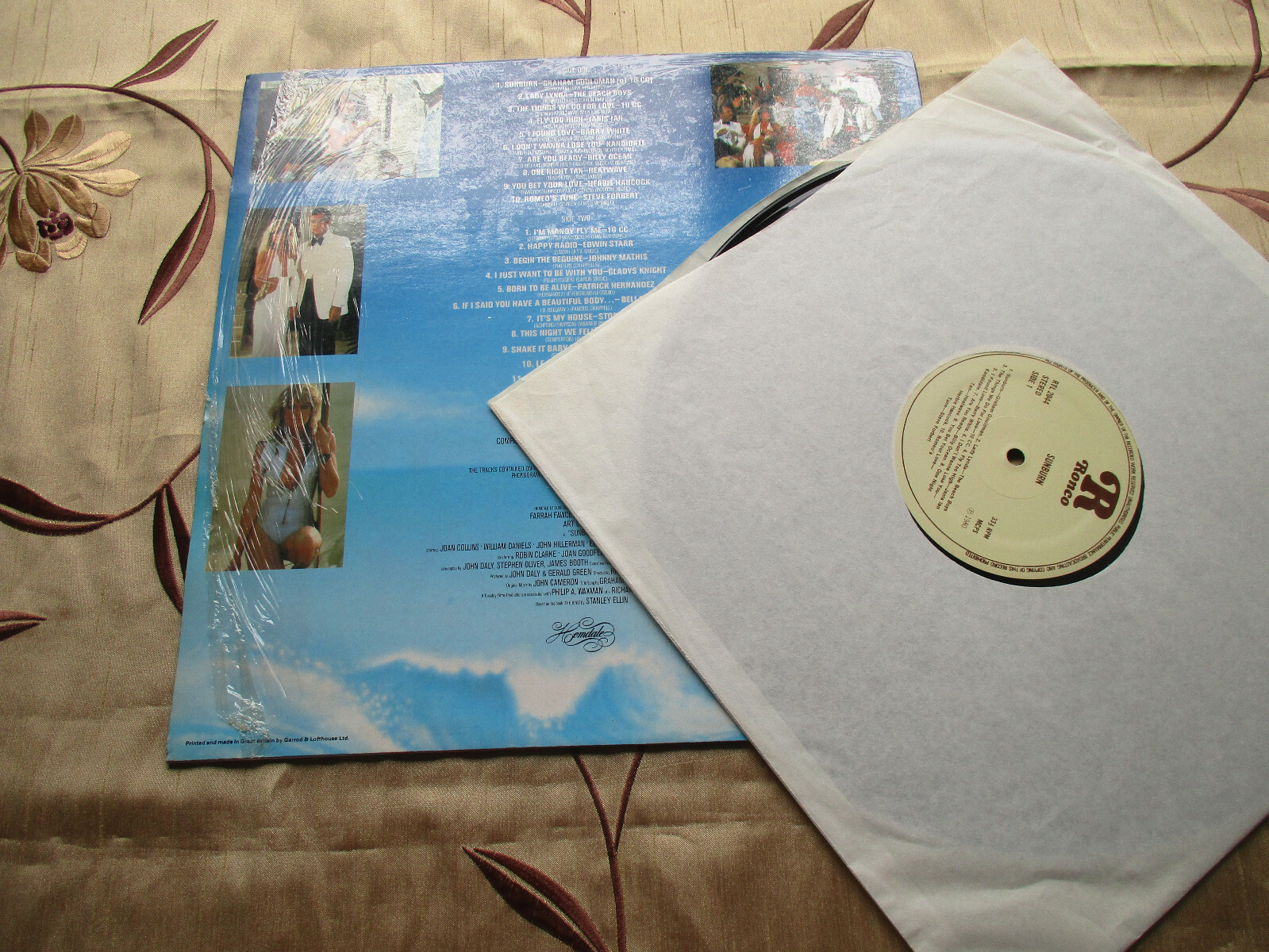 SUNBURN ORIGINAL SOUNDTRACK RECORDING 1980 RONCO RECORDS VINLY ALBUM LP ...