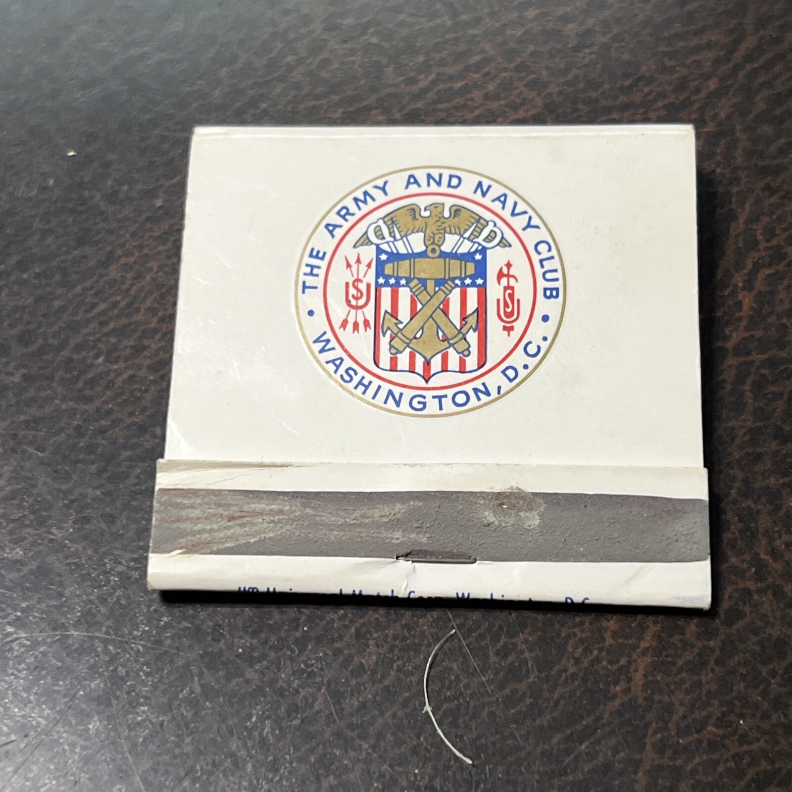 Vintage Retro US Military Matchbook “O” Club Army & Navy Club ...
