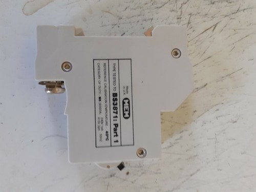 MEM 16 AMP TYPE 1 MCB BREAKER M6 BILL 161QEB / 161QB EATON DELTA BS3871 ...
