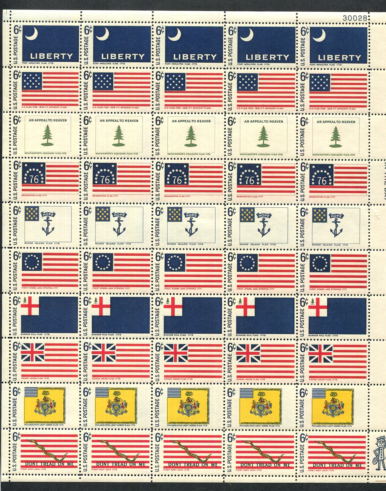 US Sheet MNH #1345-1354 6c Historic Flags ,1345 | eBay