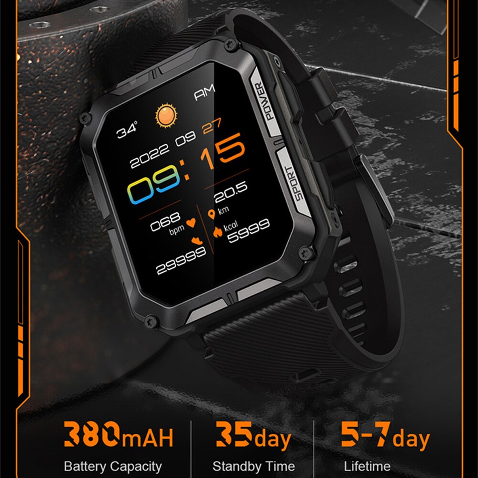 Njord Gear Indestructible Smartwatch, Rugged Tactical Smartwatch~ | eBay