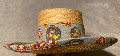 vintage schlitz beer straw hat 20-21” | eBay