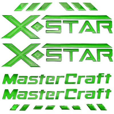 MasterCraft Boat Raised Decal Kit 7501590 | 2013 X Star Green | eBay