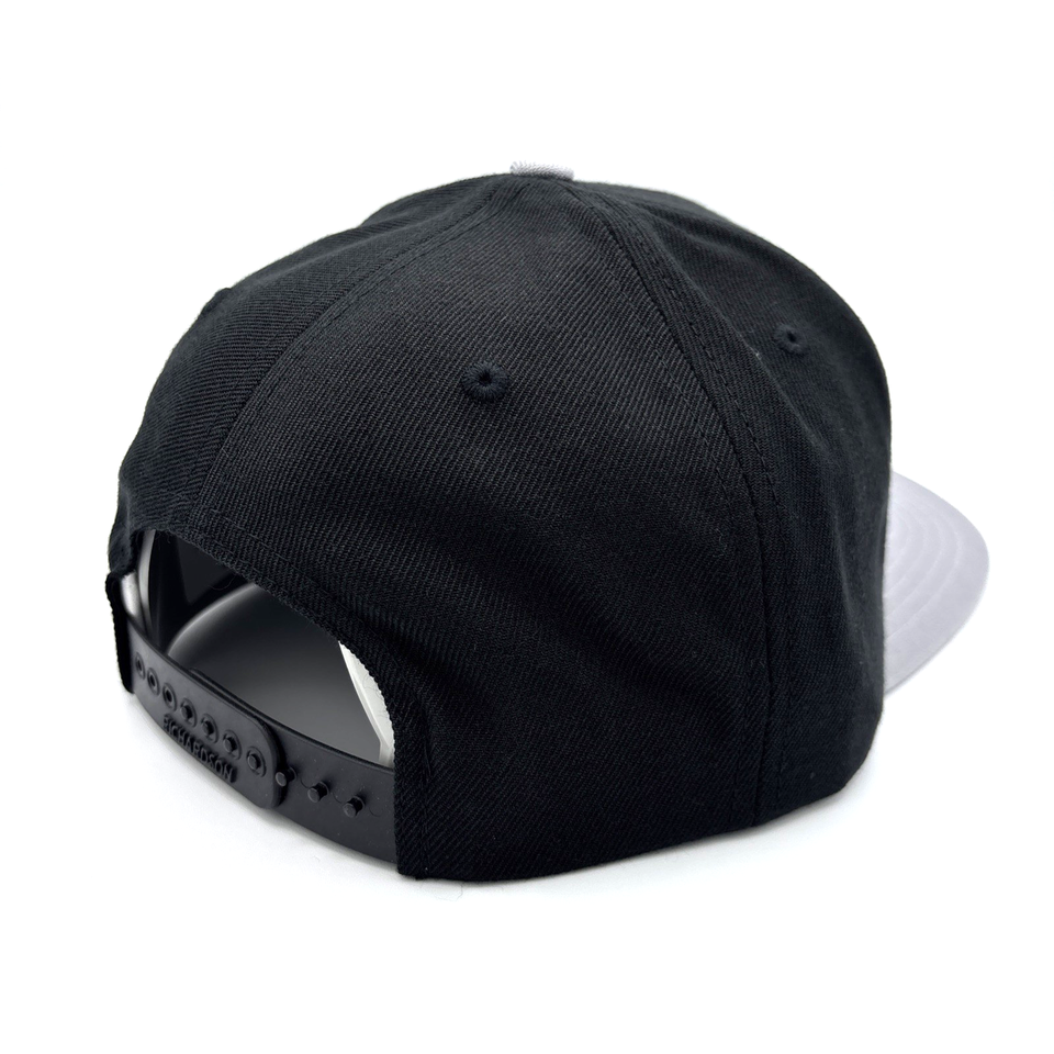 Richardson 510 Wool Flatbill Snapback - Black/Grey | eBay