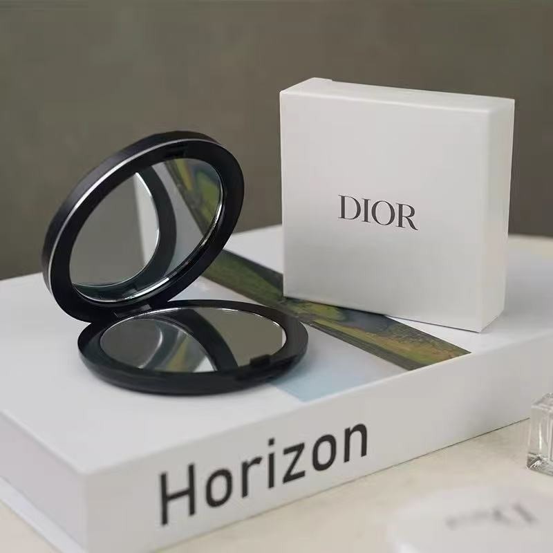 Dior Beauty Black silver Makeup Compact Mirror VIP Gift New in Box | eBay