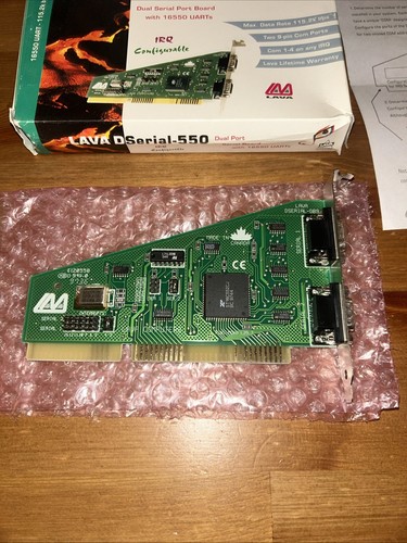 DSERIAL-550 LAVA DUAL SERIAL ISA 9PIN MANUAL JUMPERS With Box Very ...