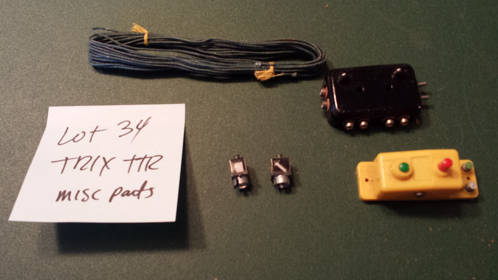 HO Train TTR Trix EXPRESS 3 Rail Train Part Lot Switch track Hoods Cont ...