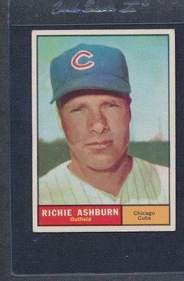 1961 Topps #088 Richie Ashburn Cubs VG/EX *2750 | eBay