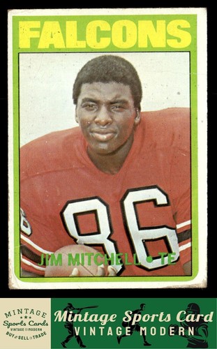 1972 Topps - Jim Mitchell - #227 Atlanta Falcons | eBay