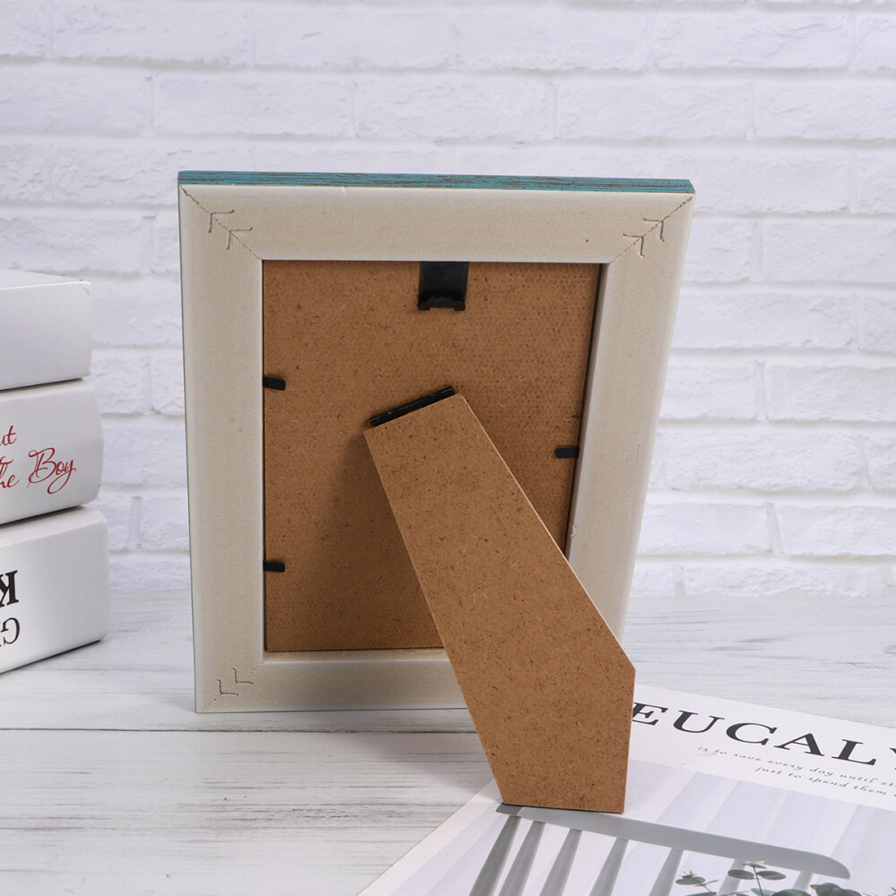 2 Pcs Fotomatte Tabletop Frame Ornament Desktop-Bilderrahmen Retro ...