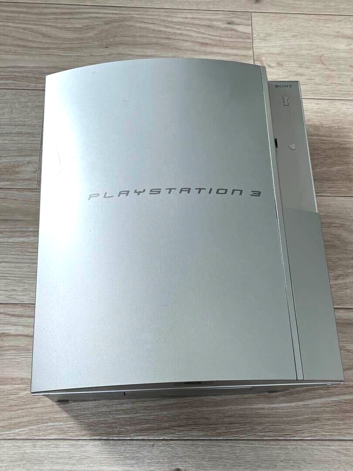 PLAYSTATION 3 (80GB) PS3 Satin silver SONY CECHL00 Video Game Console ...