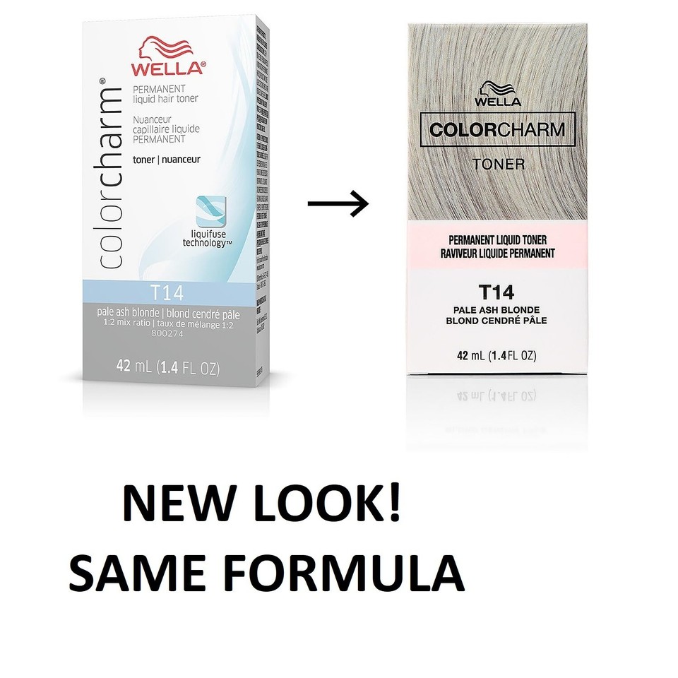 Wella Color Charm T14 Pale Ash Blonde | 1.4 oz / 42ml (PACK OF 10 ...