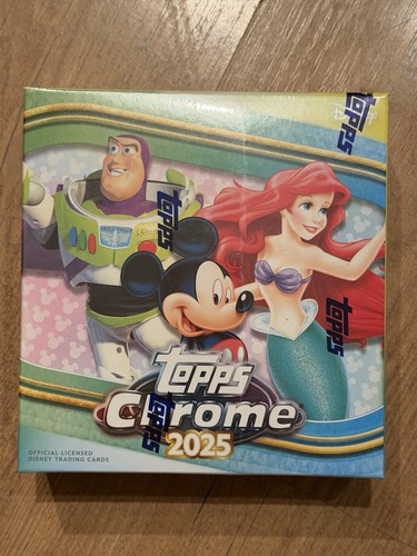 2025 Topps Chrome Disney MEGA Box *SEALED IN HAND* | eBay