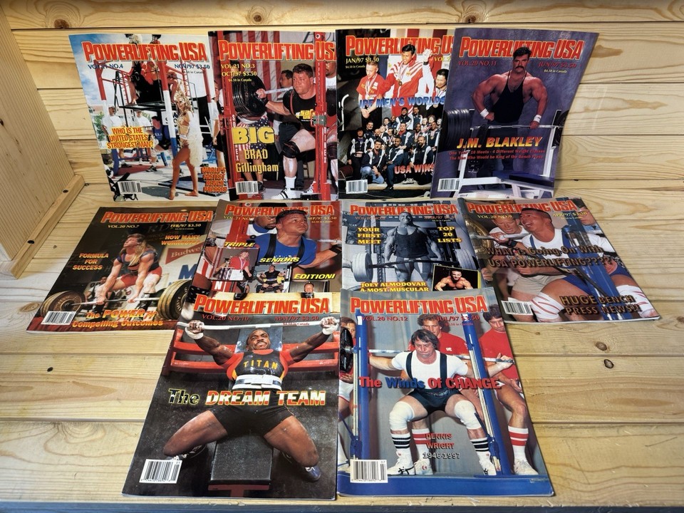 Powerlifting USA Magazine Lot Of 56 1995 - 2001 MASSIVE COLLECTION | eBay