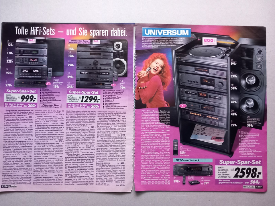 1992 Audio Stereo Stack Systems Boombox 25 Pages Magazine Catalog Print ...