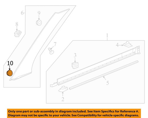 GM OEM 19-24 Blazer Exterior Trim-Applique Retainer 11602959 | eBay