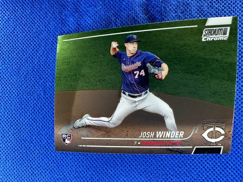 2022 #336 Josh Winder Topps Stadium Club Chrome Baseball RC Twins | eBay