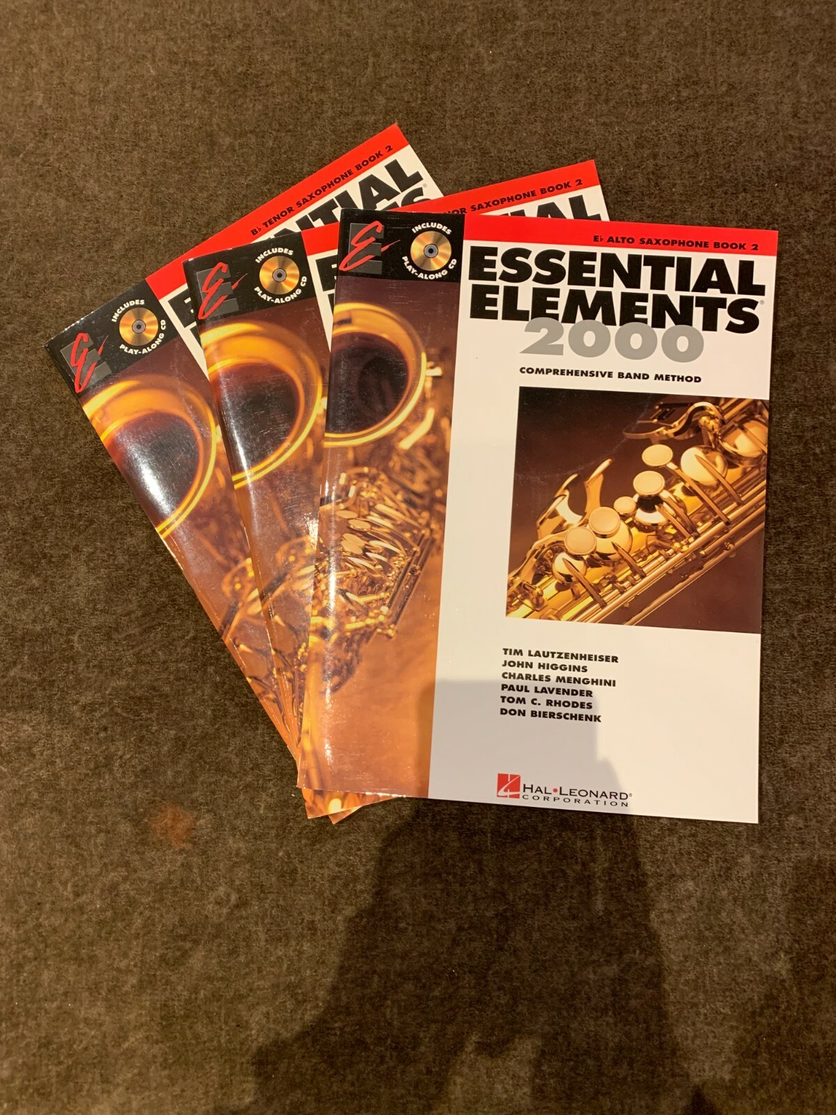 Essential Elements 2000 Eb Alto Saxophone book2 &Bb Tenor Saxophone ...